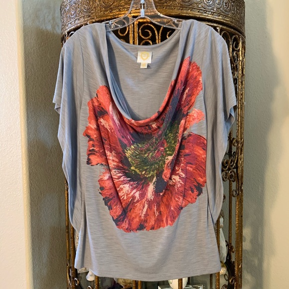 Ric Rac | Tops | Ric Rac Shawl Neck Blouse | Poshmark